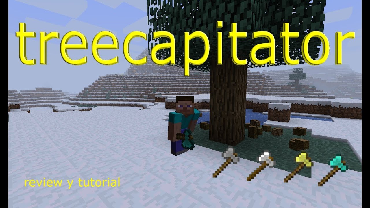 Como instalar: TreeCapitator Mod Para Minecraft 1.5.1 - YouTube