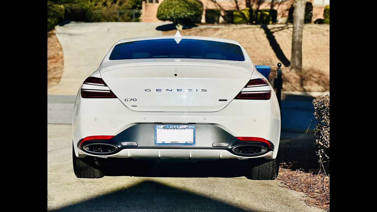 Genesis G70 (2022) driving experience and First Mods - YouTube