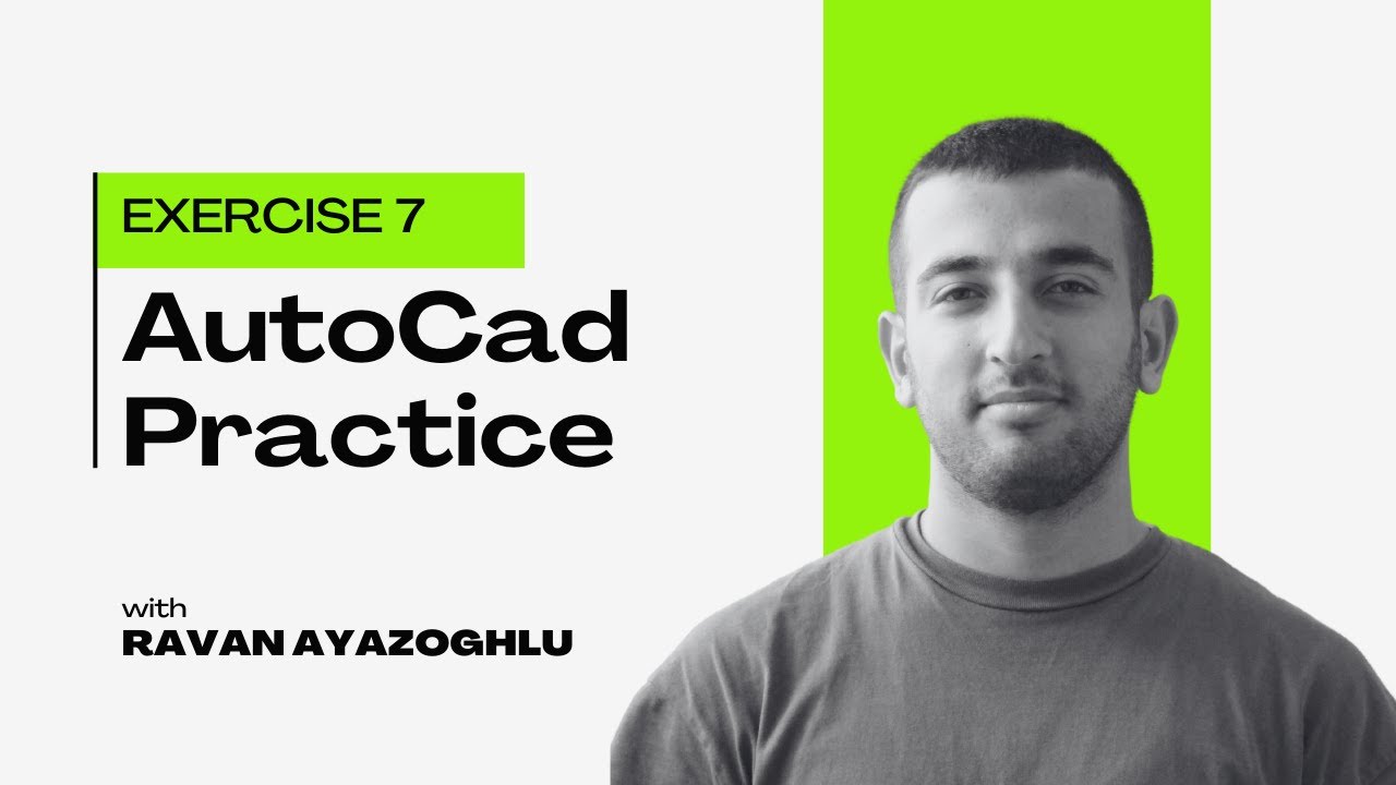 AutoCad 2D Practice Drawing / Exercise 7 / Crane Hook / Basic & Advance ...