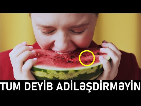 QARPIZI TUMLU YEYƏNLƏRİN DİQQƏTİNƏ! GÖRÜN BU TUMLAR ORQANİZMƏ NƏLƏR EDİR?!
