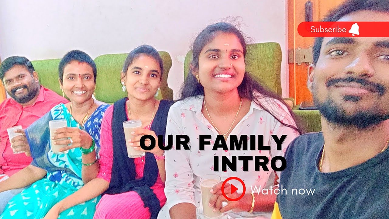 Hi chellam's ️| Our family Intro ‼️ #poojaskitchen #familyintro - YouTube