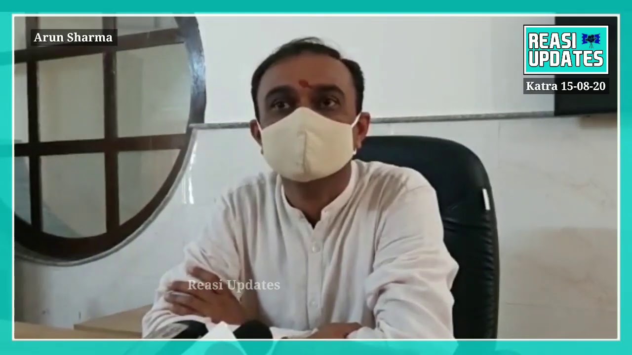 CEO Shri Mata Vaishno Devi Shrine Board Katra Romesh Kumar talking to ...