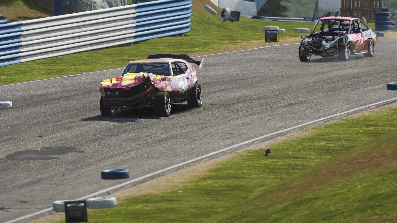 Wreckfest Season 1 #2: Mayhem At Fire Rock Raceway! A 2 Race Event ...