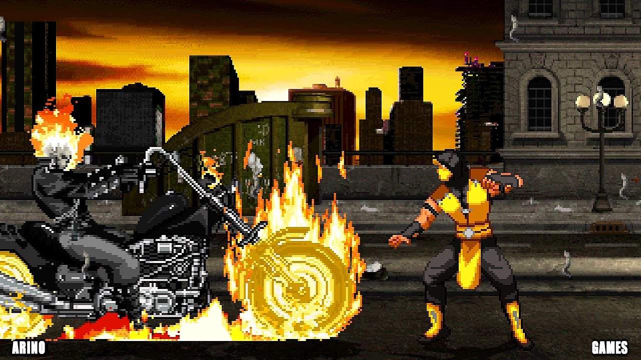 Scorpion Marvel Vs Capcom Ghost Rider Press The Buttons: Anticipating