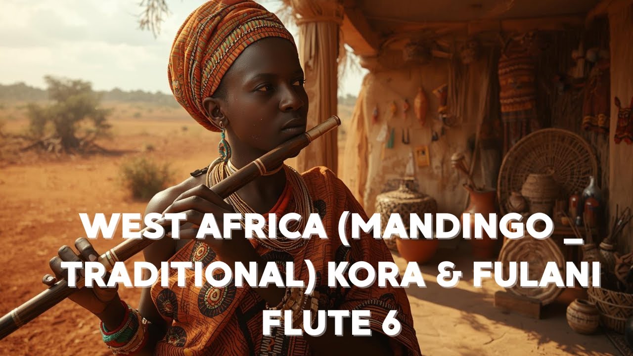 KORA - West Africa (Mandingo _ Traditional) kora & Fulani flute 6 - YouTube