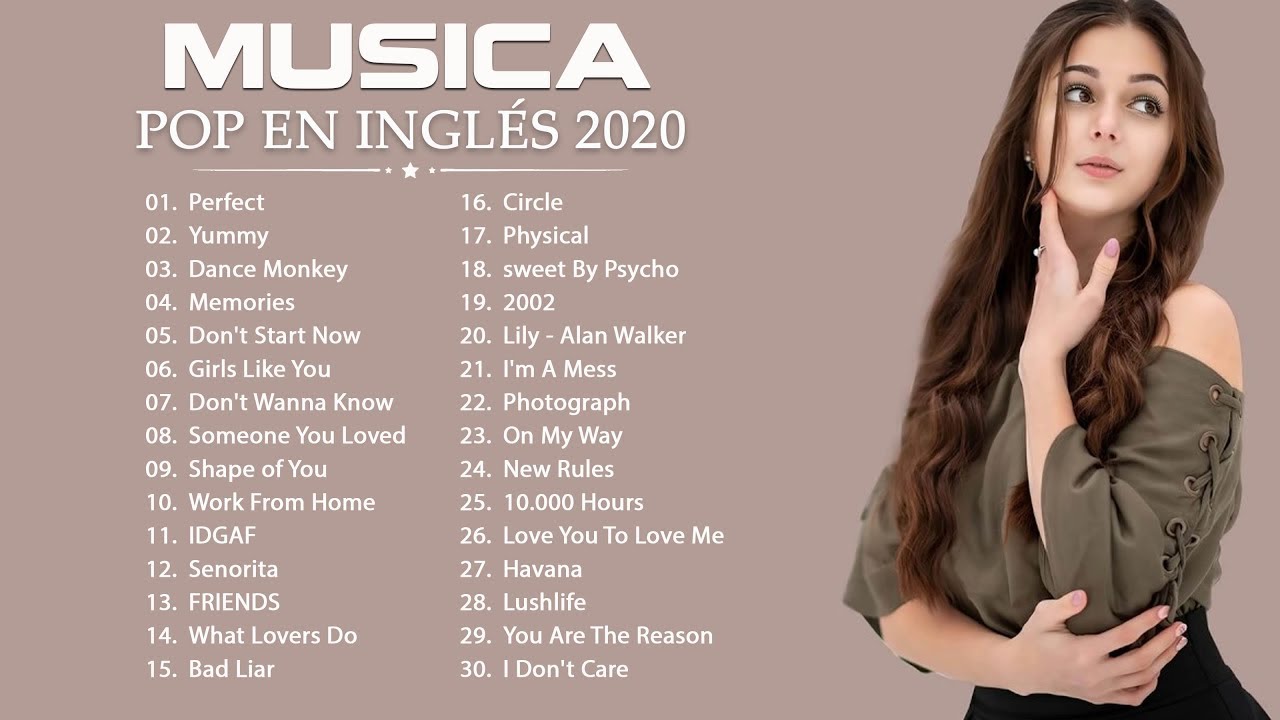 New Música En Inglés 2020 Canciones Pop En Ingles 2020 - YouTube