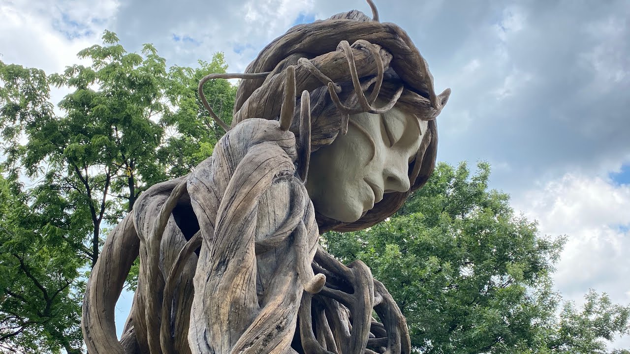 Morton Arboretum Hiking and Daniel Popper Sculptures - YouTube