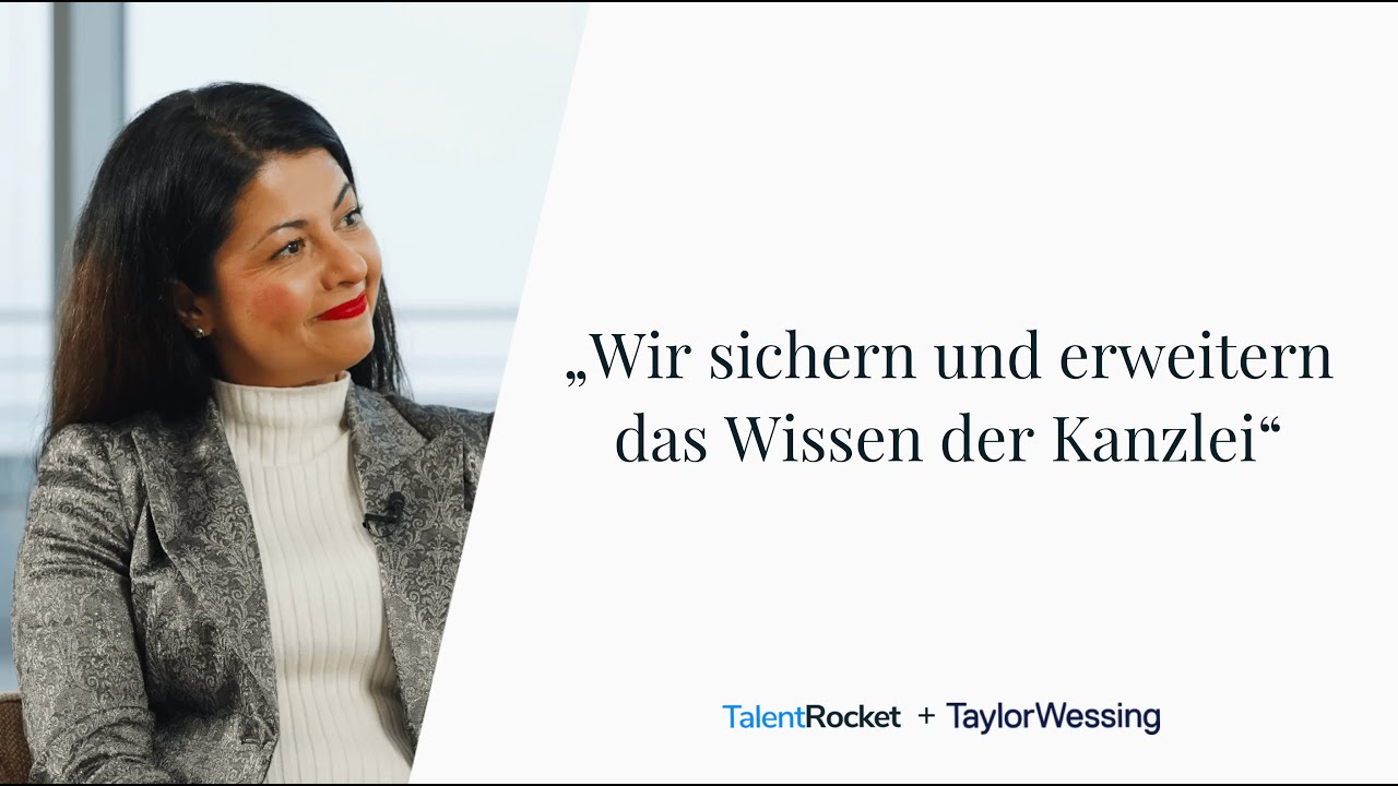 Taylor Wessing - Wie viel Tech steckt in der Kanzlei der Zukunft? - YouTube