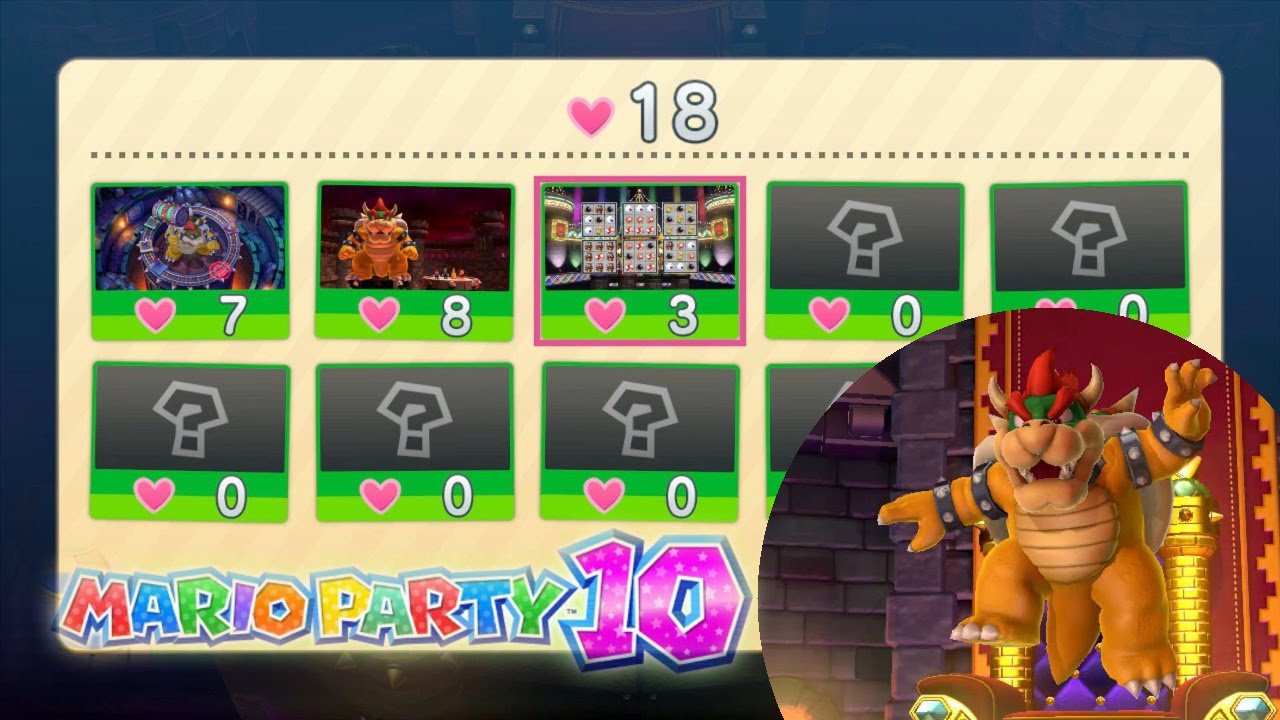 Mario Party 10 - Bowser Challenge - All Bowser Mini-Games - Rank 174 ...