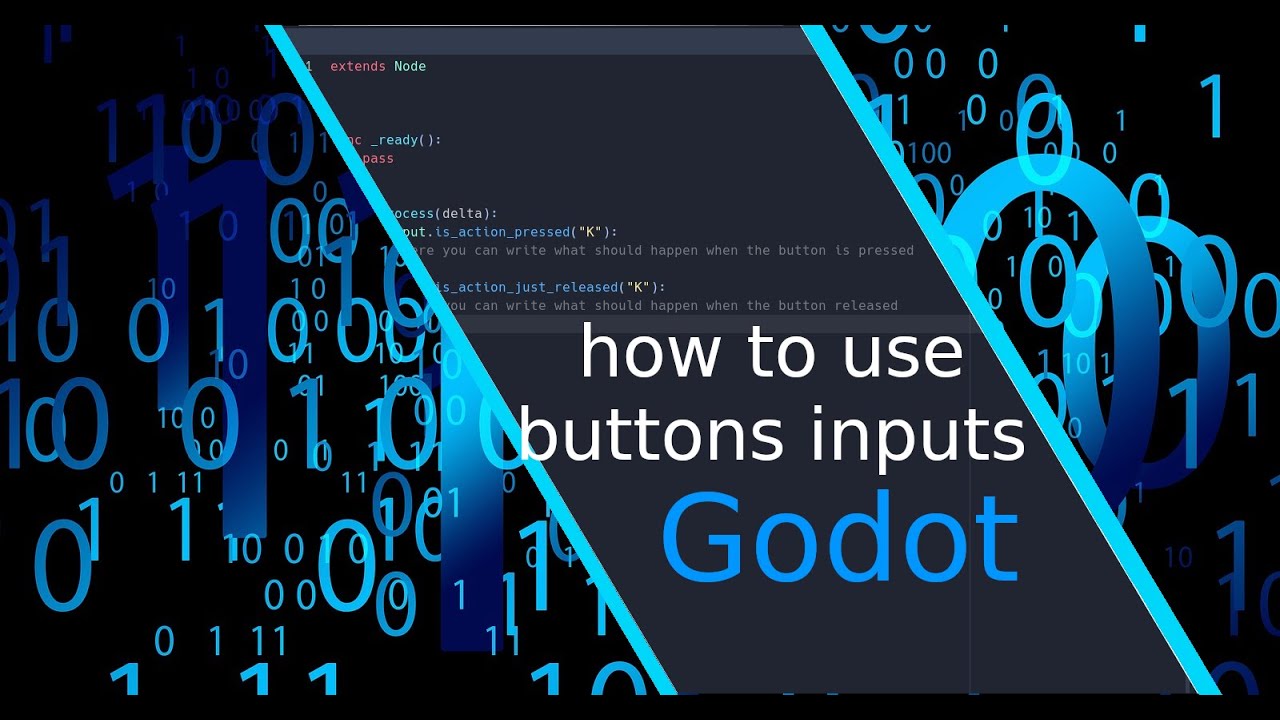 Godot - how to use key buttons inputs - YouTube