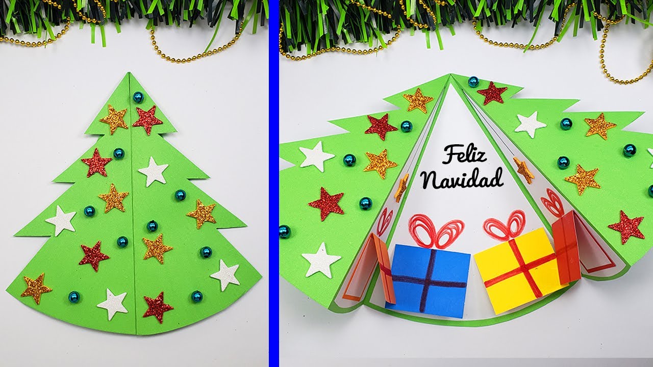 Portatarjetas Con Forma De árbol De Navidad
