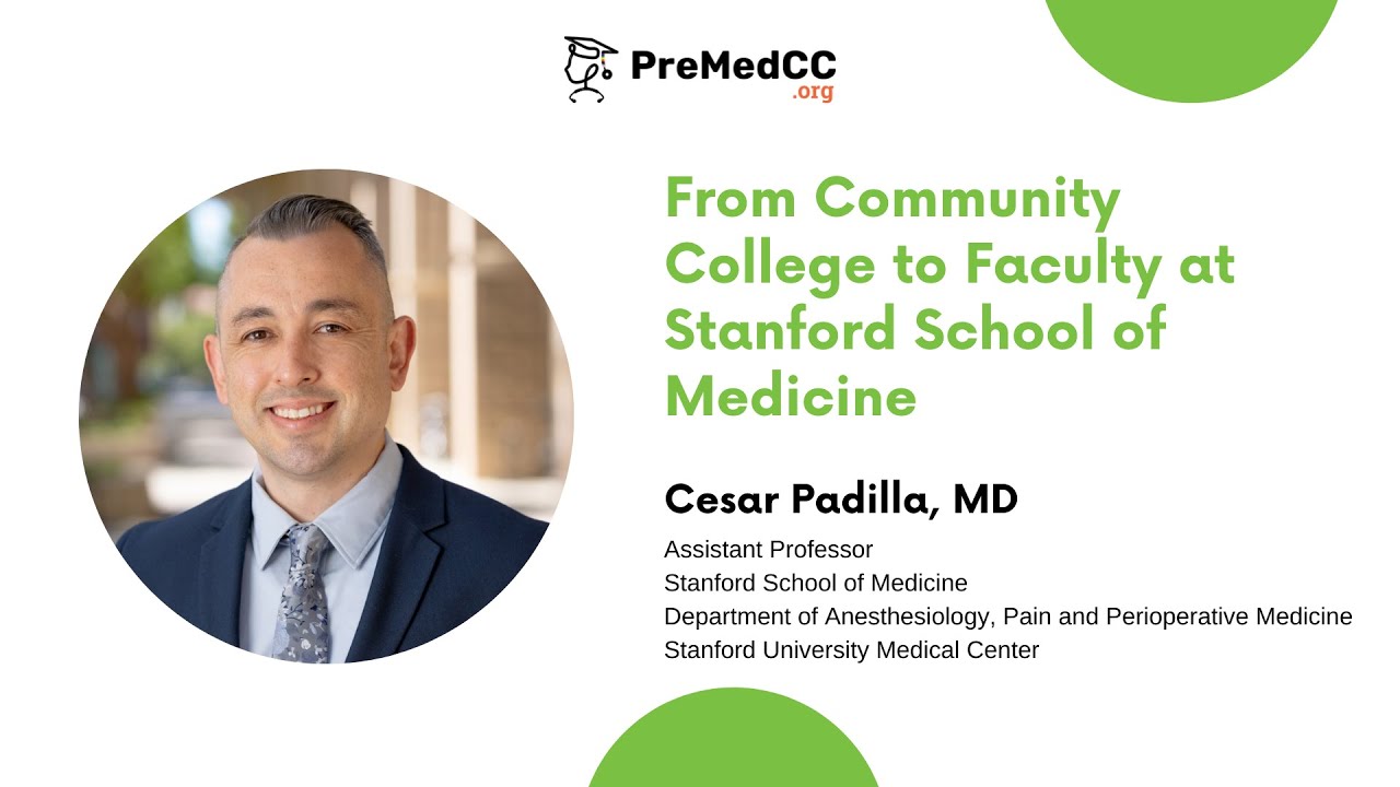 From Community College to Faculty at Stanford School of Medicine ...