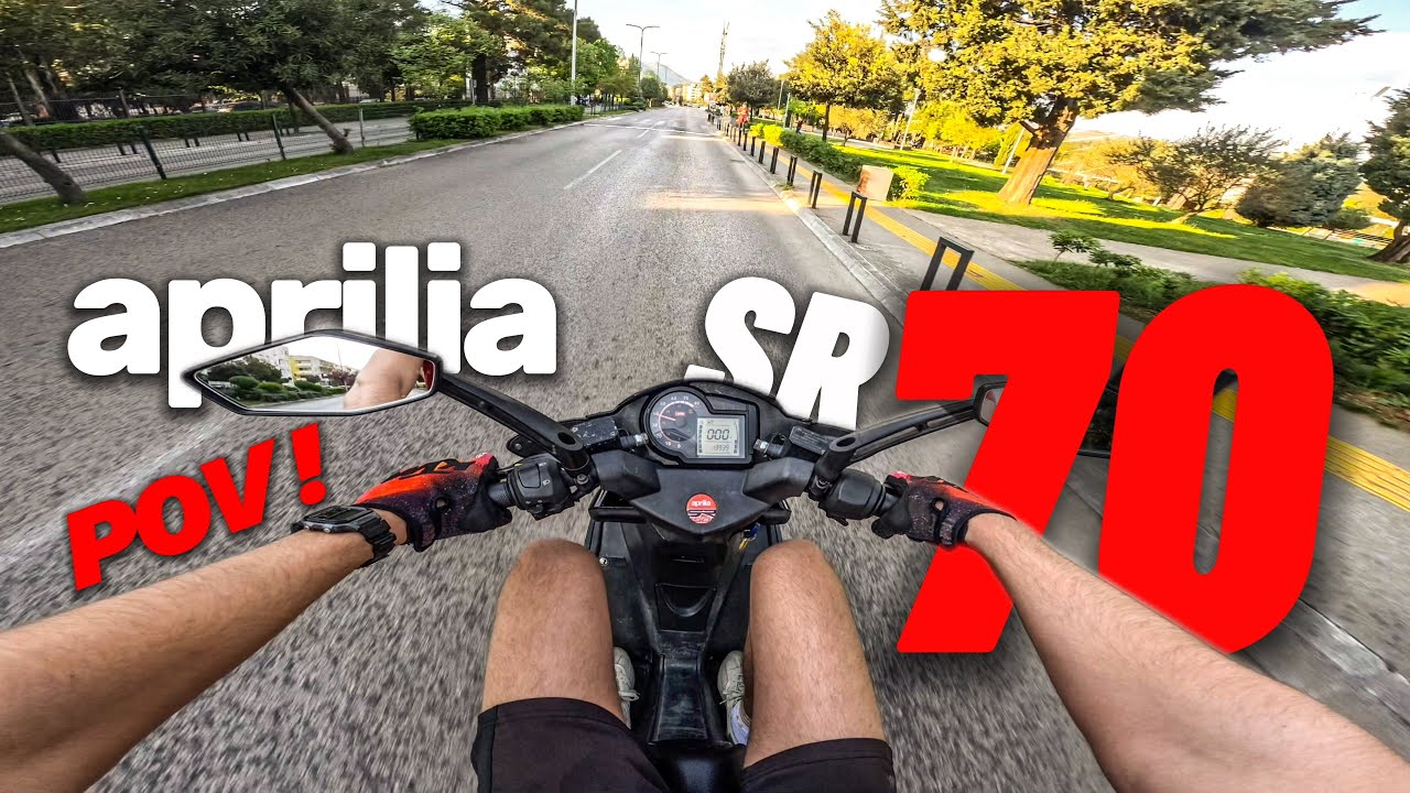 Aprilia SR 70 Street Ride | Podgorica - YouTube