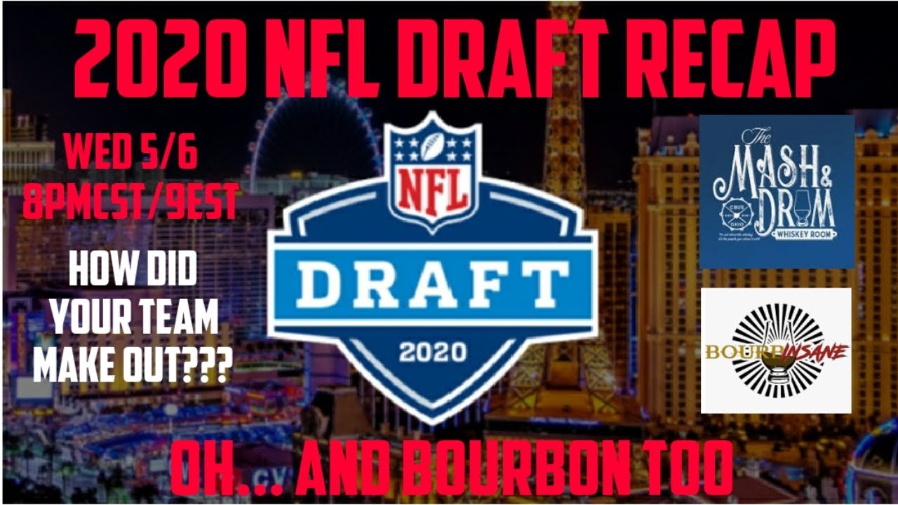 LIVE: 2020 NFL Draft Recap AND Bourbon - YouTube