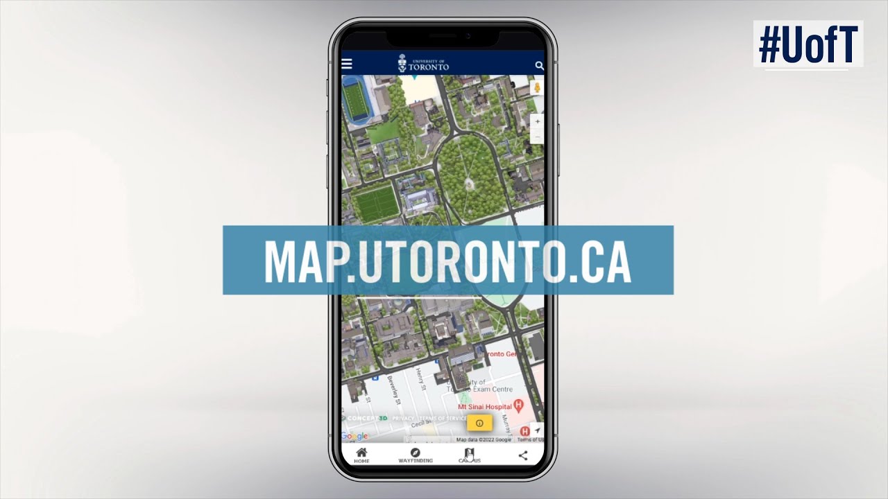 How to use U of T’s interactive map on your phone - YouTube