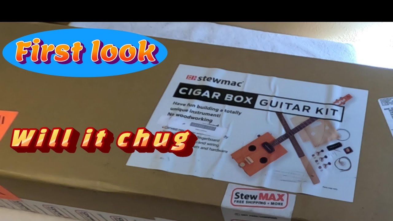 Cigar box guitar kit - YouTube