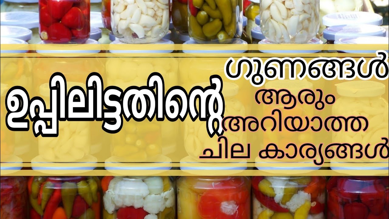 UPPILITTATHU(ഉപ്പിലിട്ടത് )/fermented vegetables - YouTube
