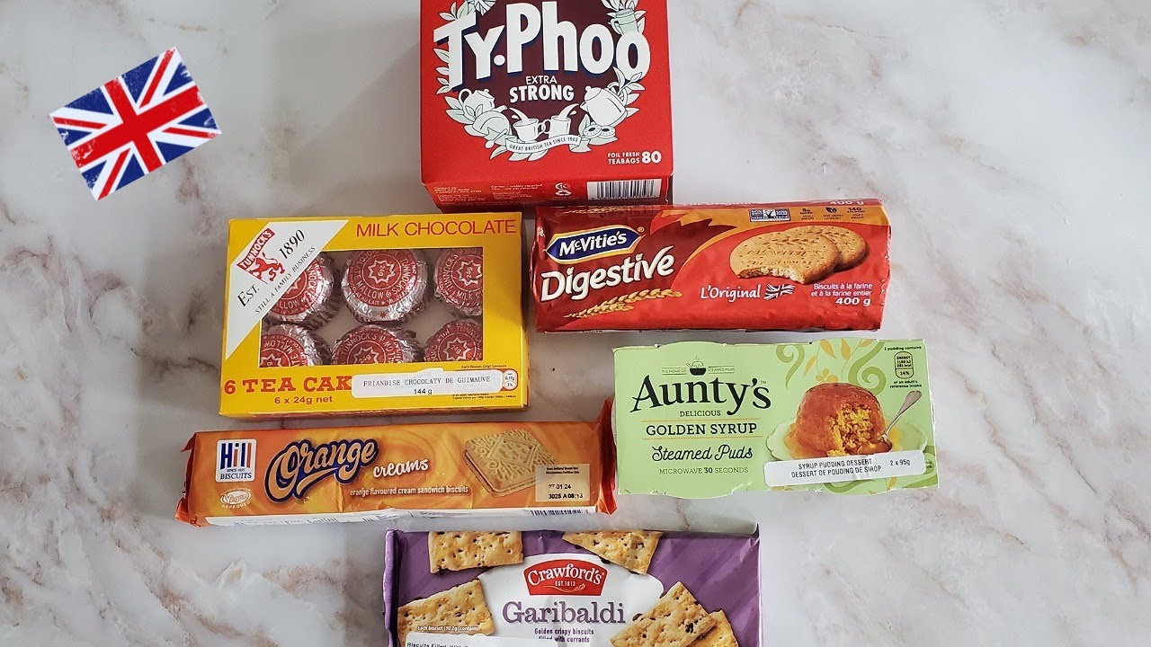Trying British's BEST Snacks And Tea Part 1. 🍪🇬🇧 - YouTube