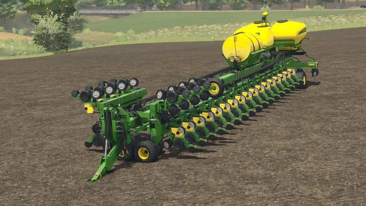 John Deere DB120 - FS25 Mods | Massive 36M Planter with Realistic ...
