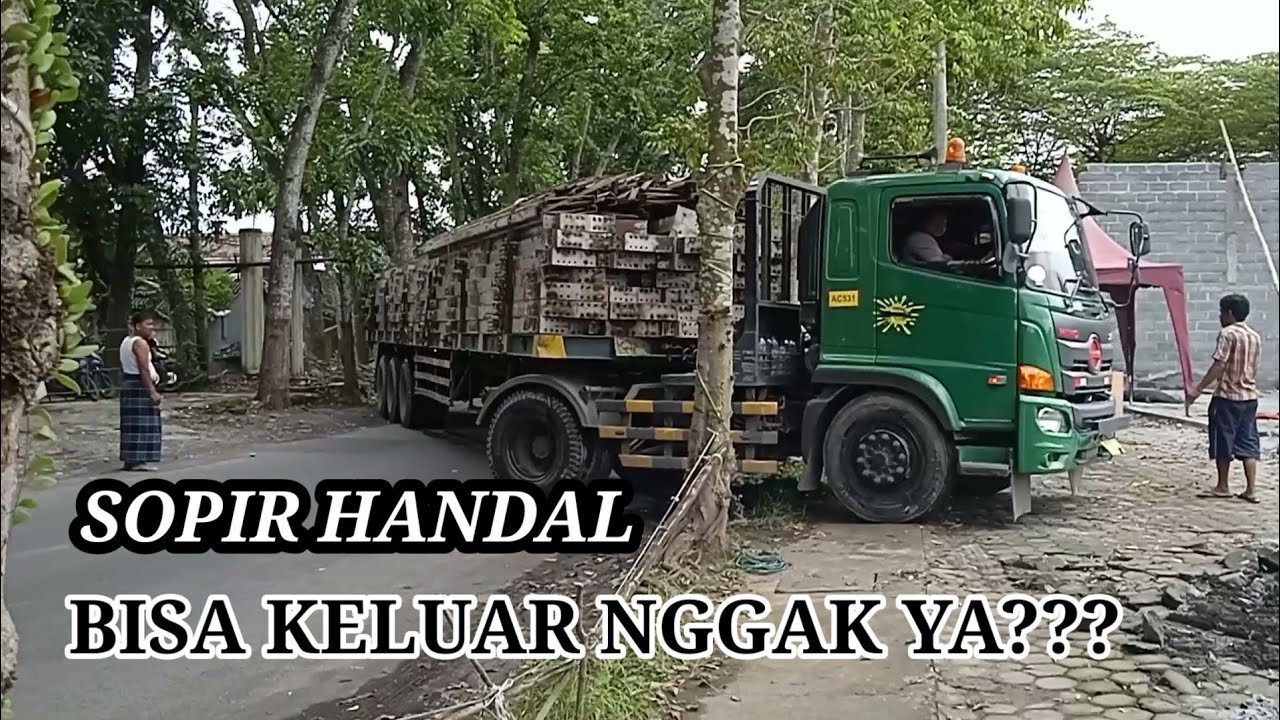 Sopir Viral Keluar Dari Jalan Sempit👍 Viral Long Cargo Truck Driver