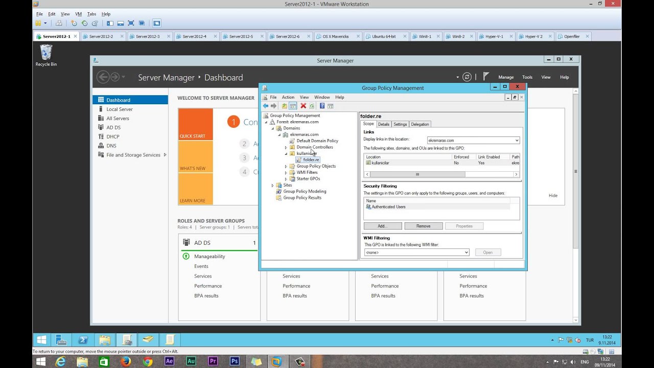 Windows Server 2012 Folder Redirection Youtube
