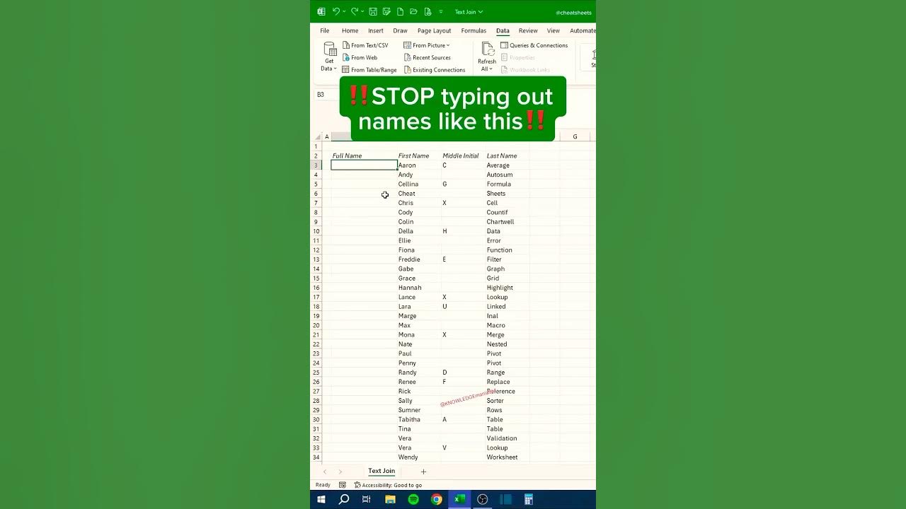 Use Of Textjoin Function In Excel ‼️shorts Computer Excel Youtube