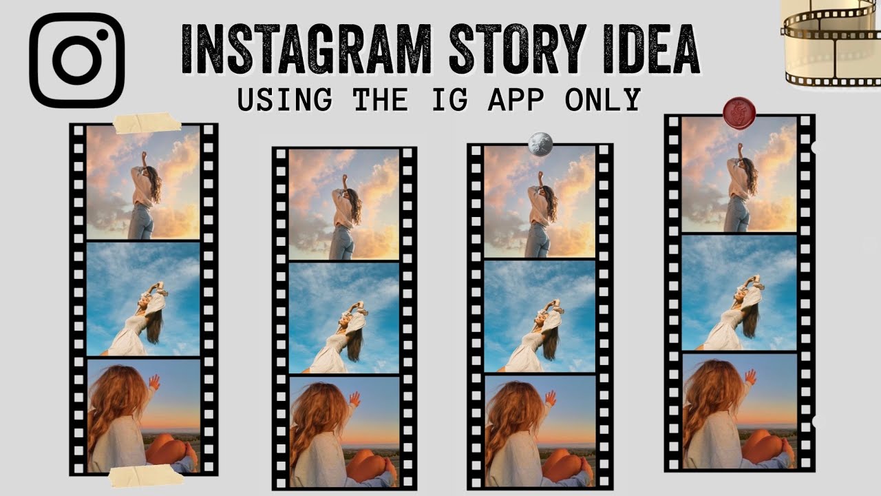CREATIVE INSTAGRAM STORY IDEA | USING THE IG APP ONLY | STORIES4U - YouTube