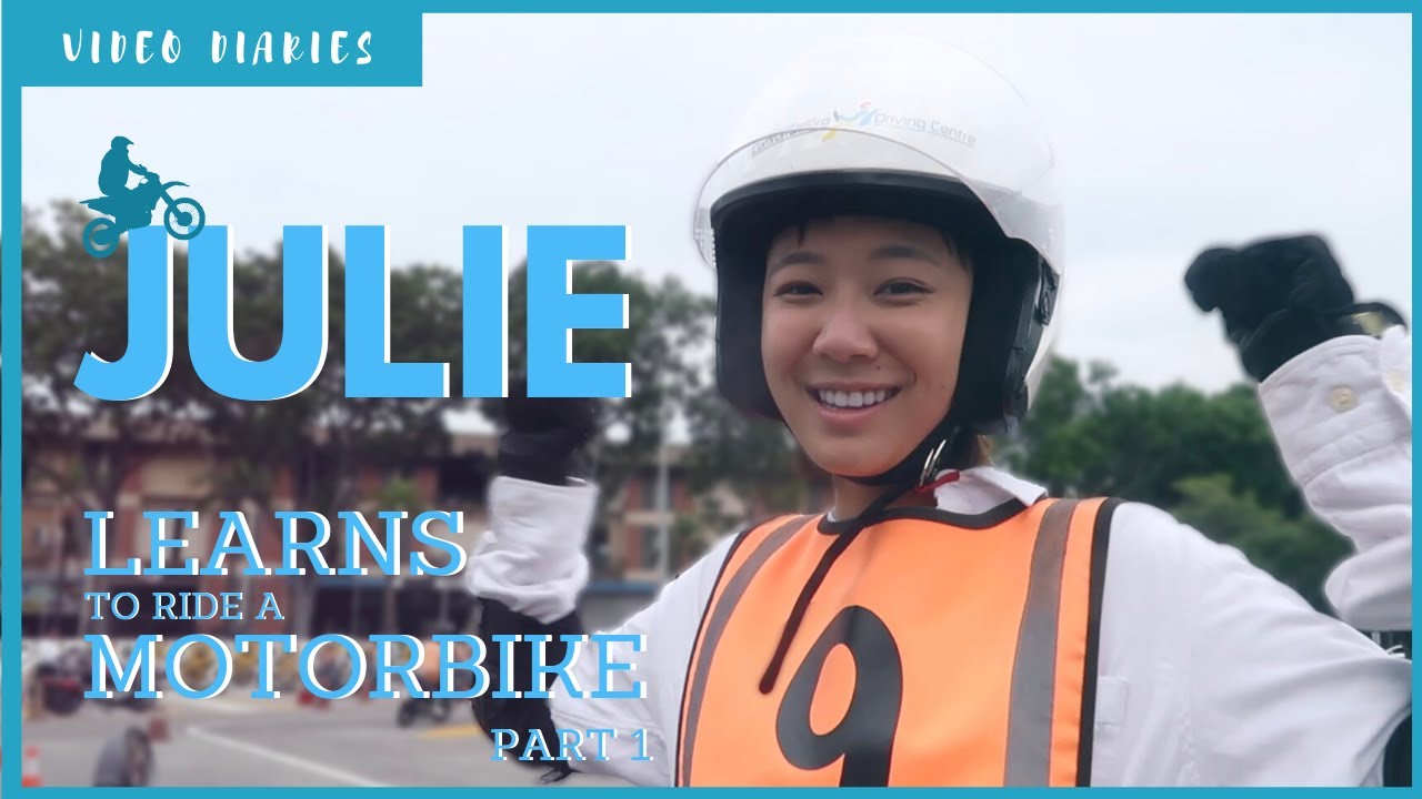Video Diaries | Julie Learns to ride a Motorbike Part 1 - YouTube