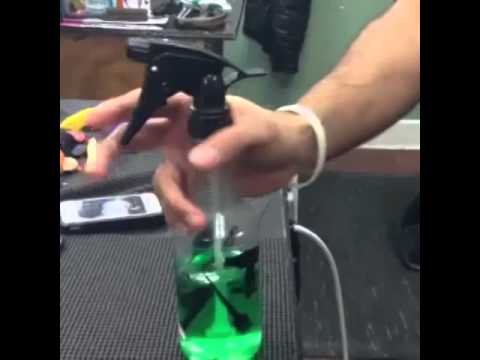 When your barber applies rubbing alcohol after your haircut - YouTube