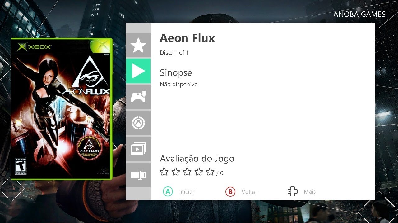 15 Minutos Jogando: Aeon Flux de Xbox Clássico (Xbox 360) Full HD ...
