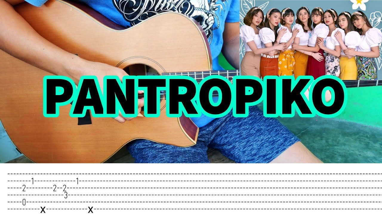 PANTROPIKO - BINI - Fingerstyle Guitar (Tabs) Chords Lyrics - YouTube