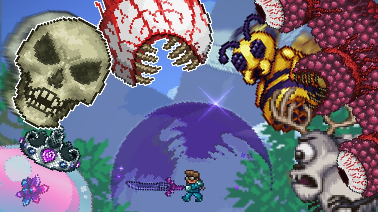 The NERFED Night's Edge Vs. All Pre-Hardmode Bosses - YouTube