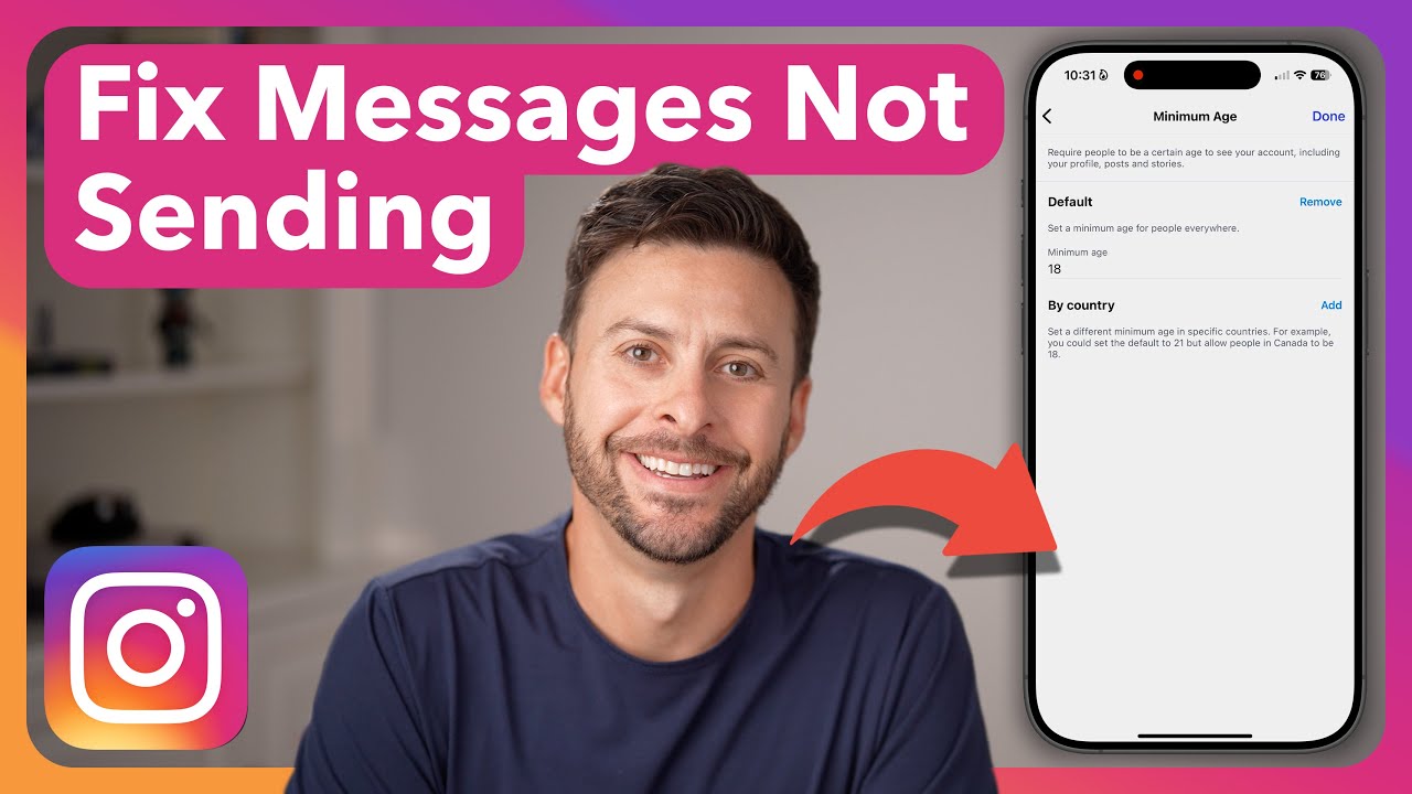 How To Fix Instagram Messages Not Sending - YouTube