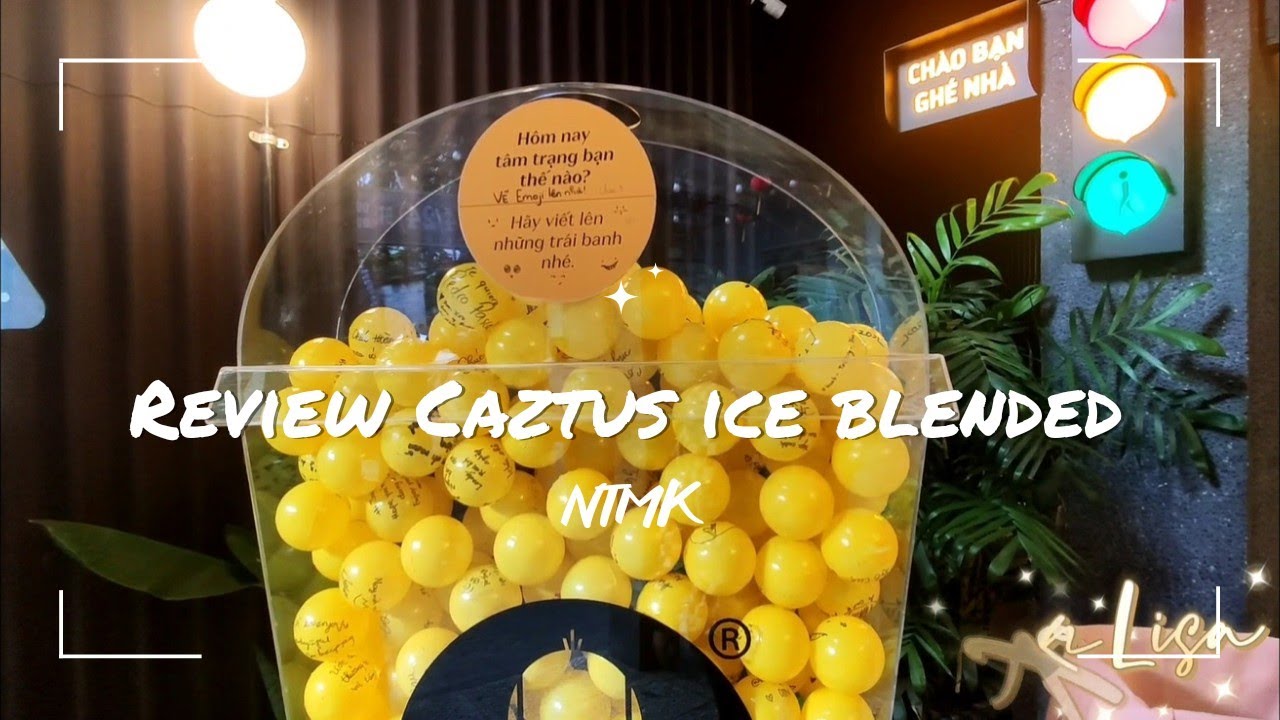Review Caztus Ice Blended milk tea & cofee 🌵😊 - YouTube