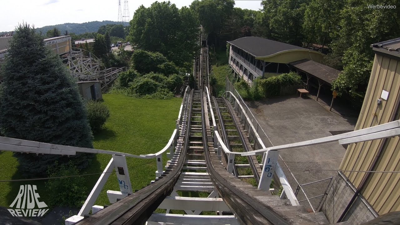 Jack Rabbit - POV - Kennywood - Wooden Coaster from 1920 - YouTube