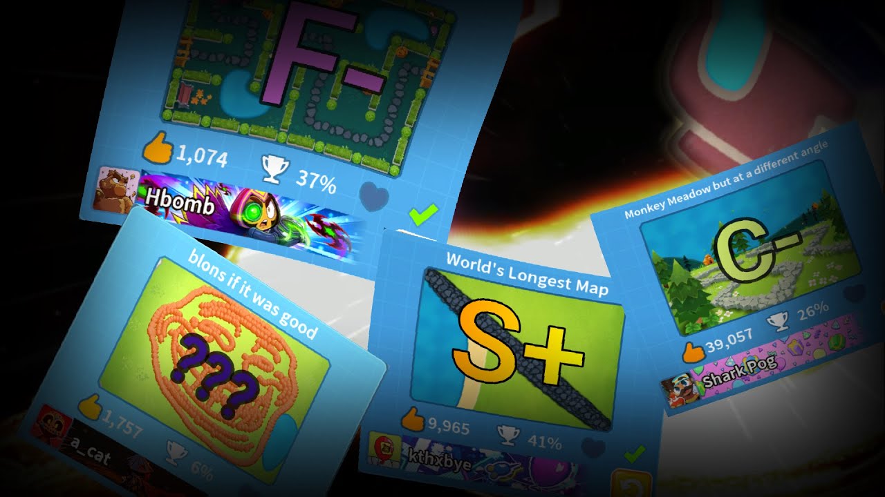 Where do 20 of the most liked BTD6 custom maps rank on a tier list ...