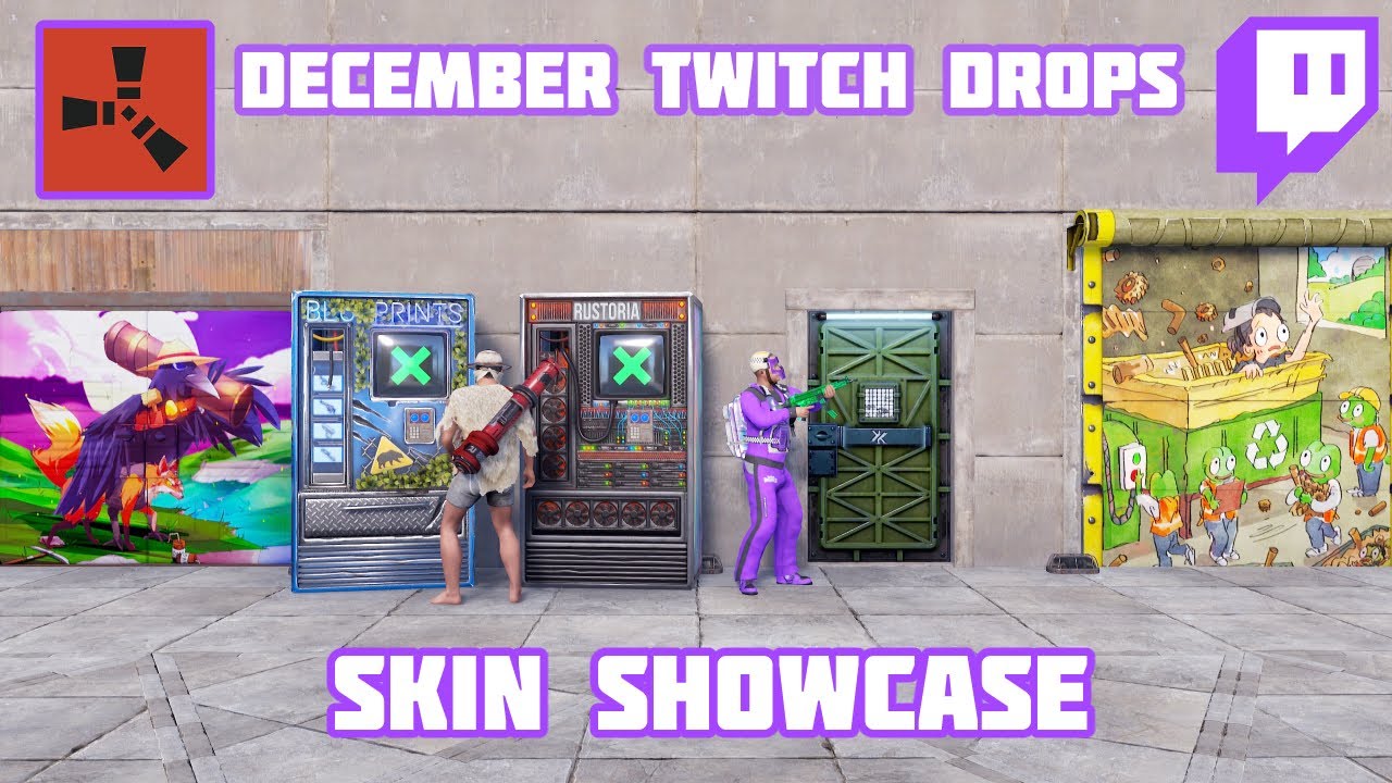 Rust December 2024 Twitch Drops! (Skins Showcase) - YouTube