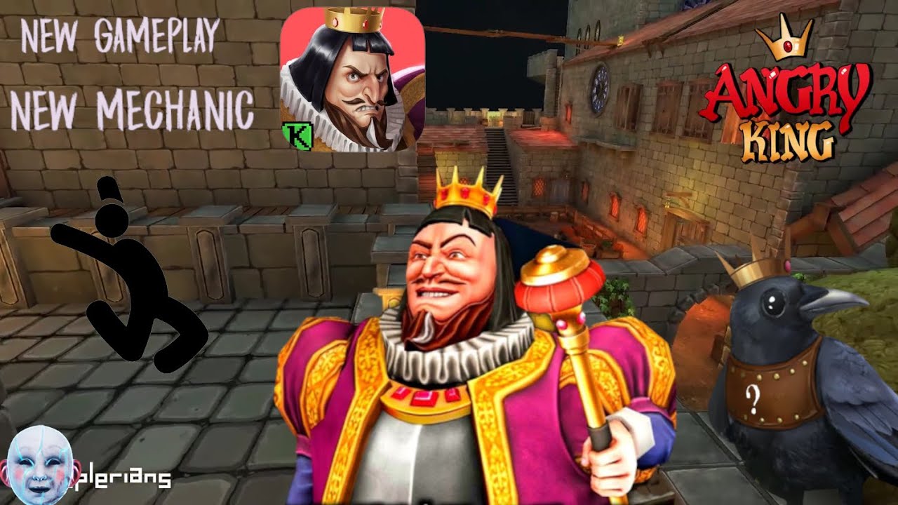 👸👑ANGRY KING👑👸 NEW GAMEPLAY, MECHANICS AND ENEMIES - YouTube
