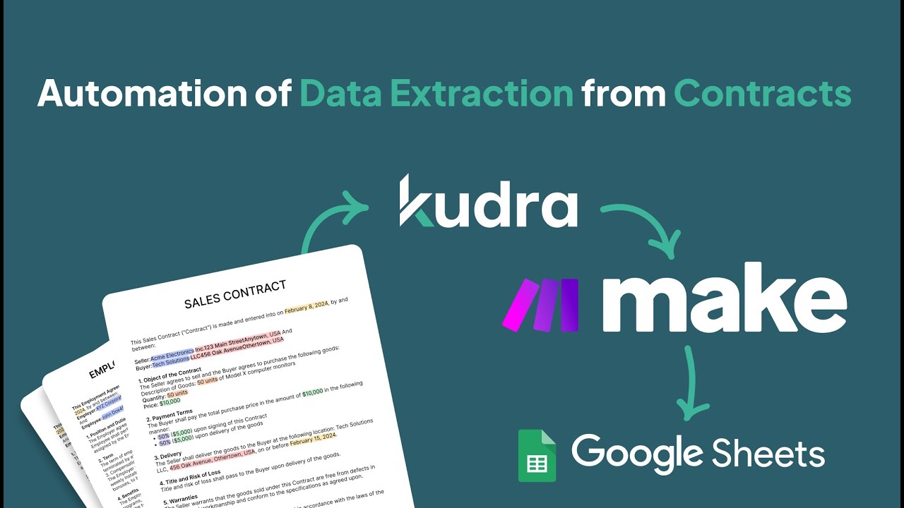 Automating Contract Data Extraction with Kudra and Make | Tutorial ...