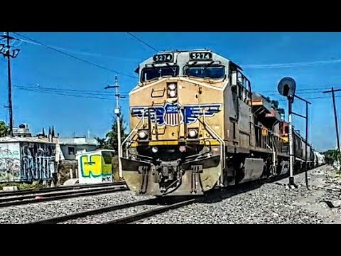 Sanchez - Mexico Up 5274 - Cpkcs 4733 - Bnsf 6027 - YouTube