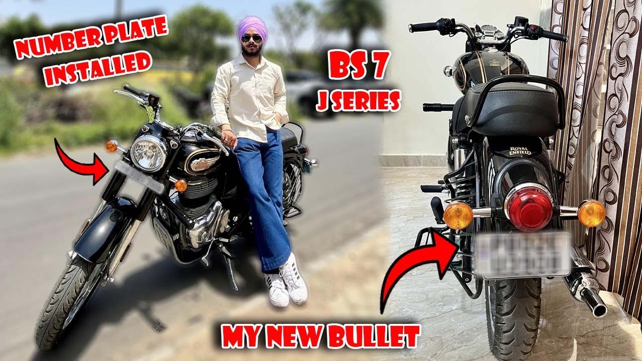 My New Bullet BS 7 Modifications: New Number Plates for My Bullet J ...