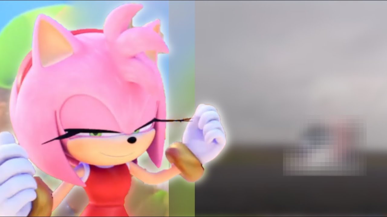 Amy surprises Sonic but she went too far - YouTube
