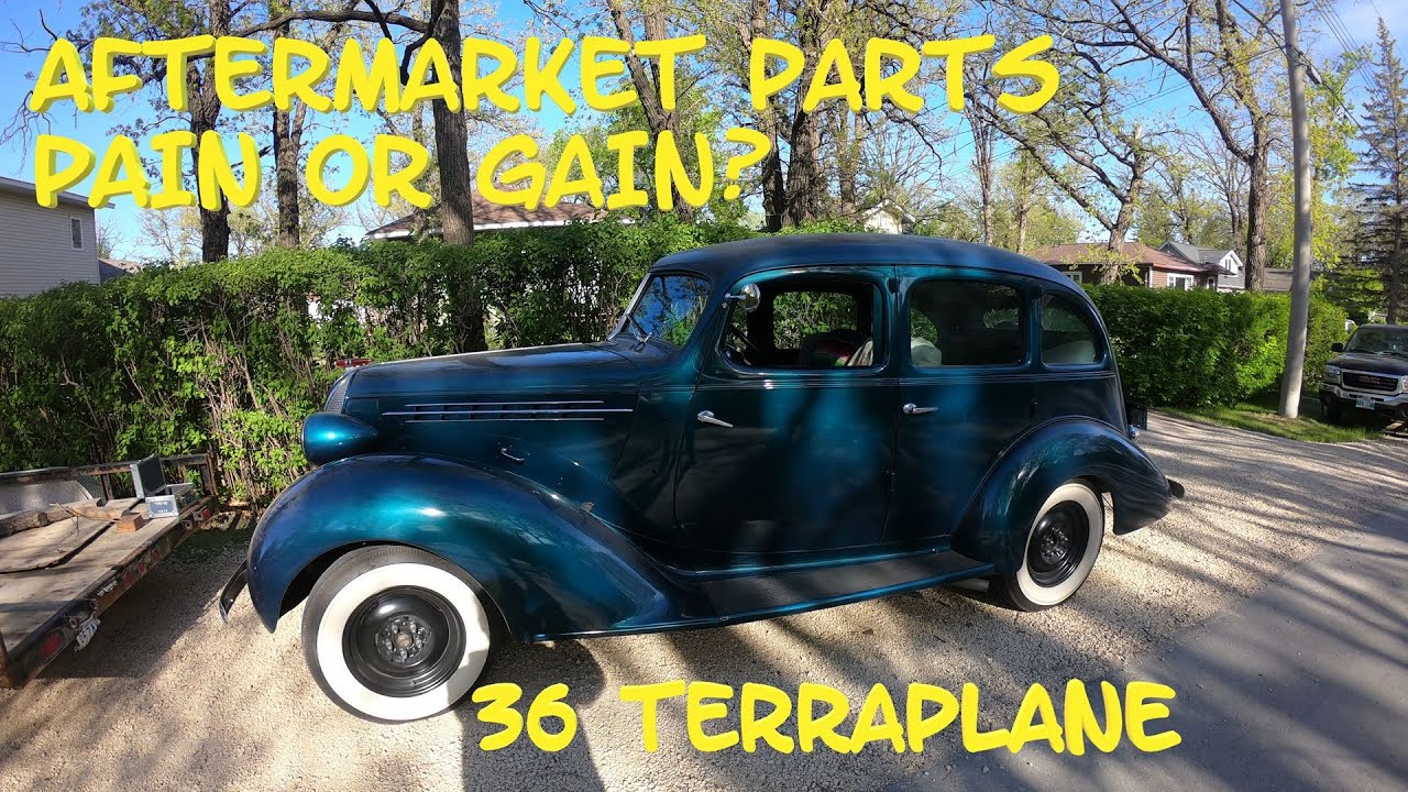 1936 Hudson Terraplane, Installing a Bob Drake Ford Flathead Fan Hub ...