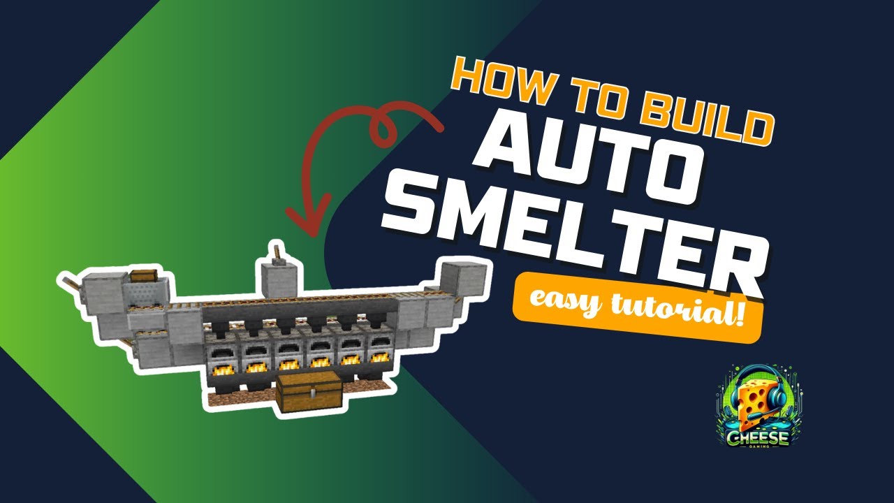 How To Build Auto Smelter 1.21 | Easy Tutorial - YouTube