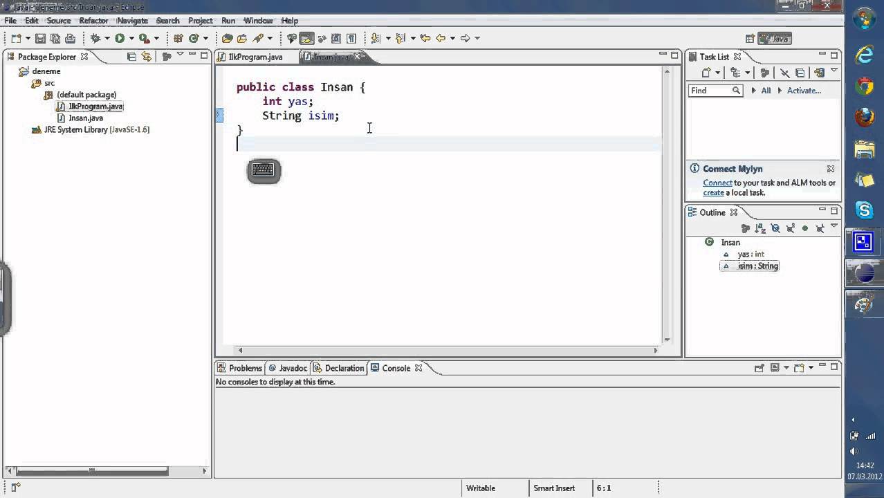 JAVA Dersleri - 06 - Class'lar ve Object'ler - YouTube