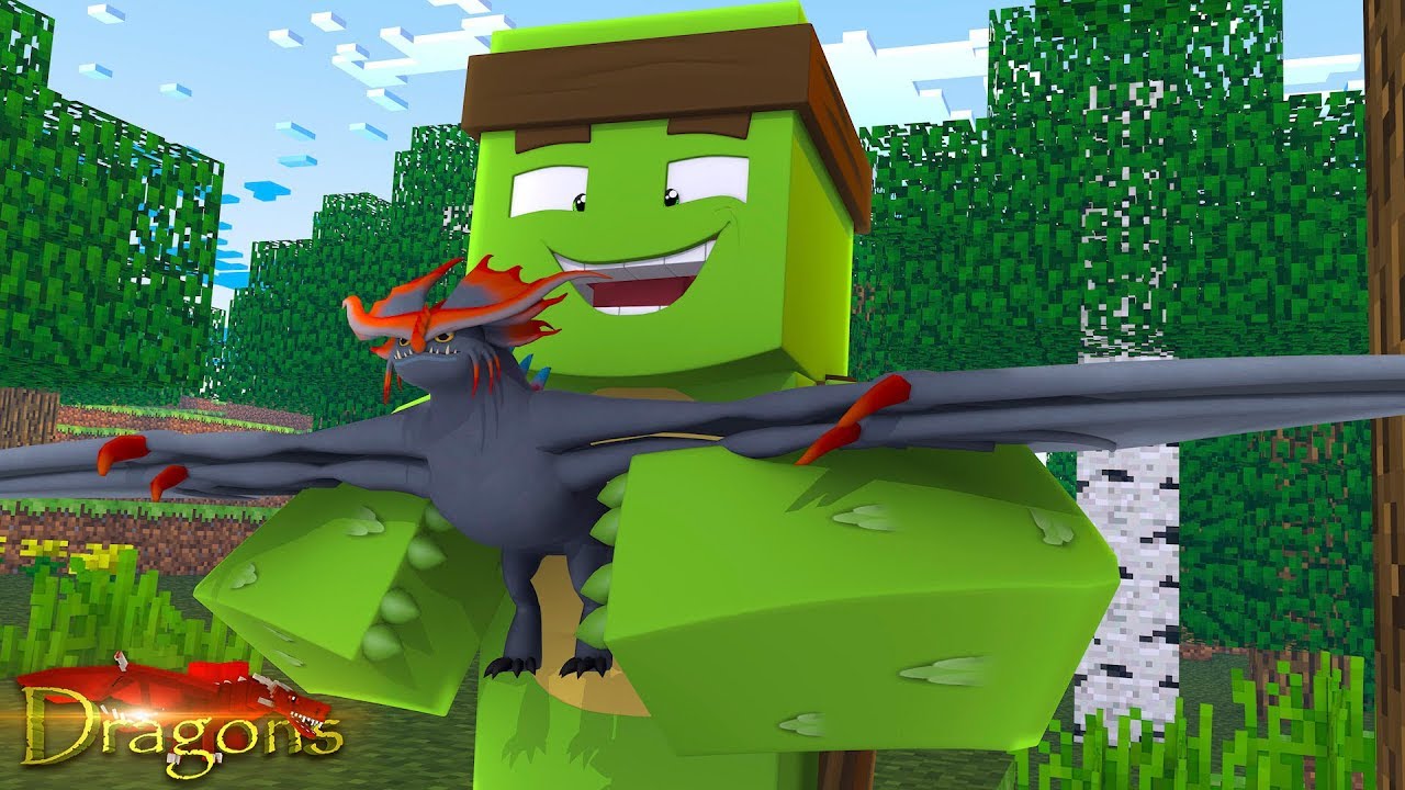 WE RESCUE A BABY STORM CUTTER DRAGON! - Minecraft Dragons - YouTube