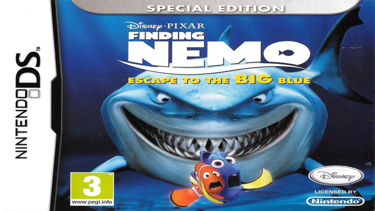 Disney Pixar Finding Nemo: Escape to the Big Blue Gameplay Nintendo DS ...