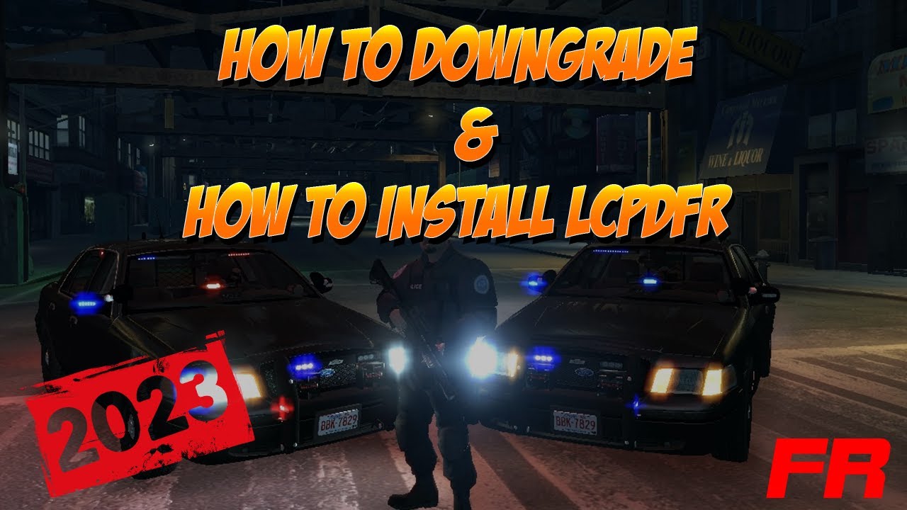 How To Downgrade & Install LCPDFR GTA IV 2023 - YouTube