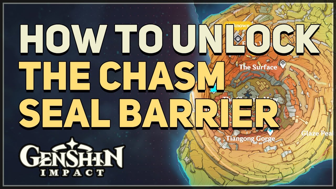 How to Unlock The Chasm Underground Mines Seal Barrier Genshin Impact ...