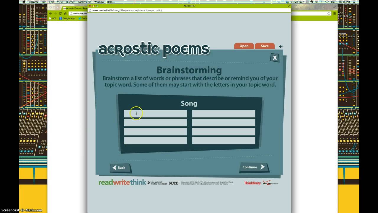 Using Acrostic Poems on readwritethink.org - YouTube